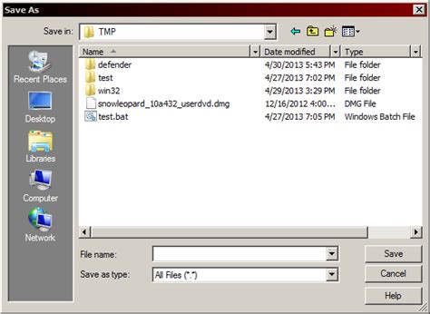 save file dialog with powershell c from cmd batch