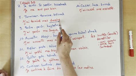 Frans Zca Dersler Yeni Kelimeler Renelim Youtube
