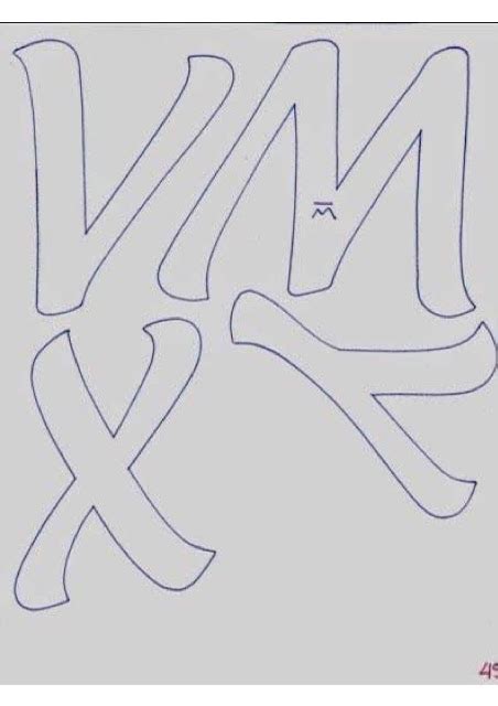Moldes De Letras Diferentes Para Baixar Artofit
