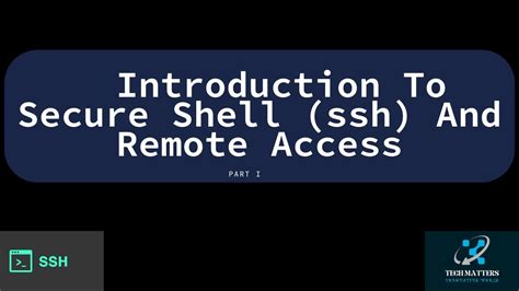 introduction secure shell ssh remote access ssh excel youtube