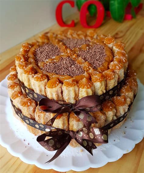 Descubrir Imagen Pastel Con Churros Abzlocal Mx