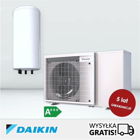 Zestaw pompa ciepła DAIKIN ALTHERMA 3 M 6kW z grzałką bufor czujnik