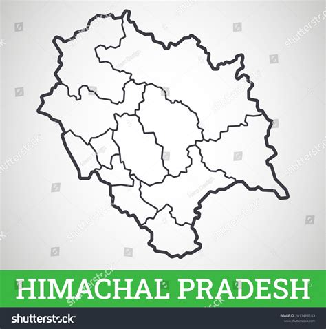 234 Himachal Pradesh Outline Vector Images Stock Photos Vectors