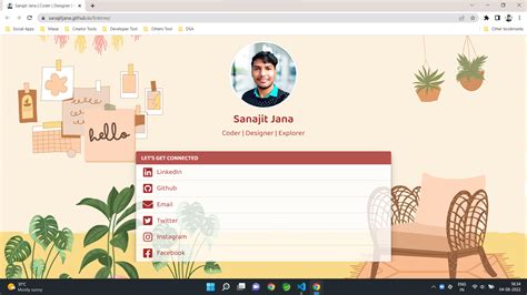 GitHub Sanajitjana Linktree My Custom Linktree I Will Be Happy If