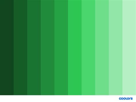 Green Monochromatic Color Palette Blue Colorpalette Monochromatic