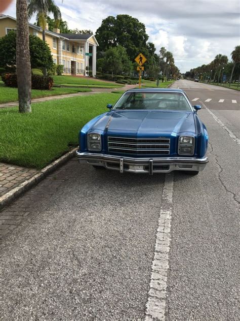 1976 Chevrolet Monte Carlo Coupe Coupe Blue RWD Automatic Landau For