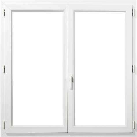 Fenêtre pvc PRIMO 2 vantaux ouvrant à la française H 115 x l 100 cm