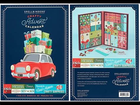 Spellbinders Crafty Advent Calendar Day 1 YouTube