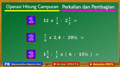 Operasi Hitung Perkalian Dan Pembagian