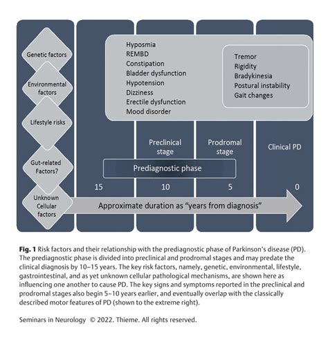 Preclinical And Prodromal Stages Of Parkinson Disease And Their