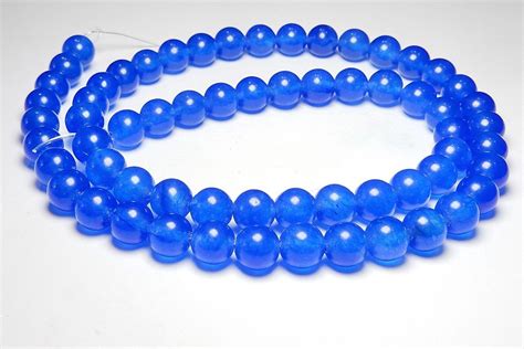 1 Strang echte natürliche unbehandelte Saphir Perlen 6 mm Kaufen auf