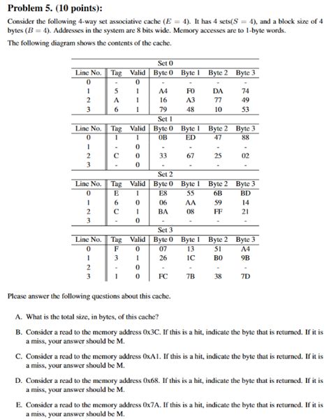 solved problem 5 10 points consider the following 4 way