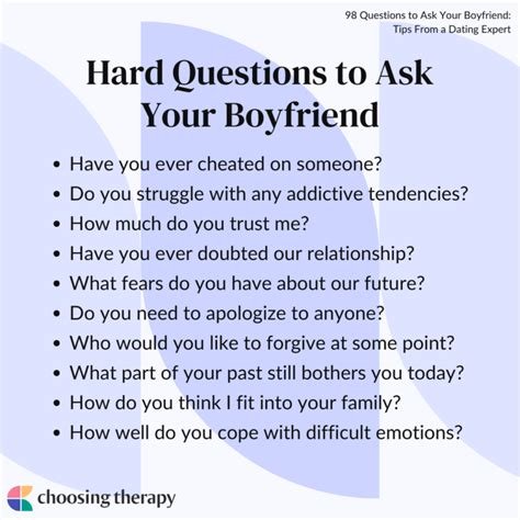 Deep Questions To Ask Your Boyfriend Tips From A Dating Expert