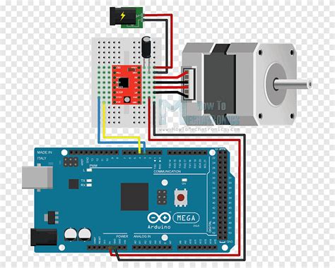 Arduino Fritzing Wiring Diagram Printed Circuit Board Stepper Motor