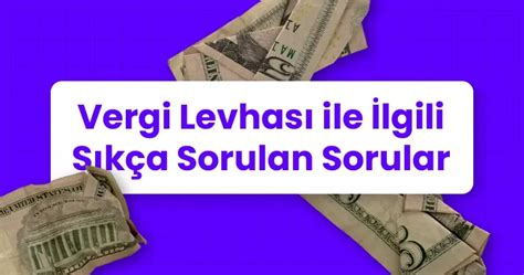 Vergi Levhası Nedir Nasıl Başvurulur ve Alınır 2024