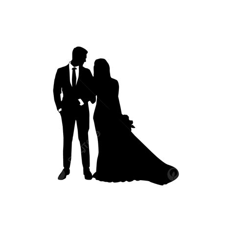 Vector De Dise O De Pareja De Silueta De Boda Png Boda Silueta