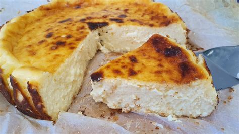 Tarta de queso La Viña de San Sebastián 3 minutos y al horno OK Recetas