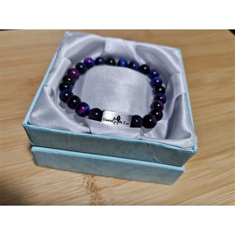 Bransoletka Z Kamieniami Naturalnymi Tygrysie Oko Shopee Polska