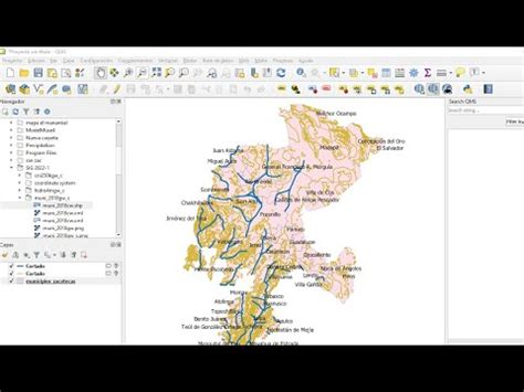Qgis B Sico Mapa M Xico Youtube