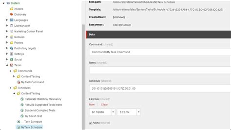 agents and tasks my sitecore knowledge base