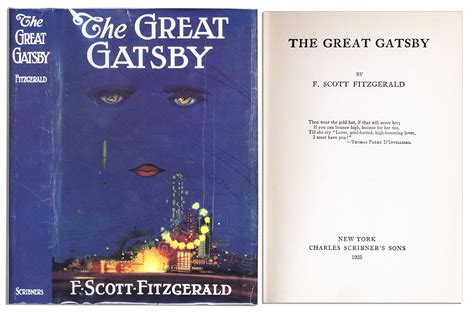Lot Detail First Edition First Printing Of F Scott Fitzgerald S