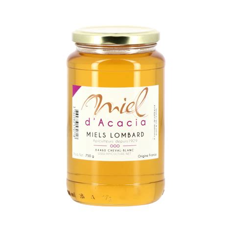 Miel D Acacia 750g Miels Lombard Origine France