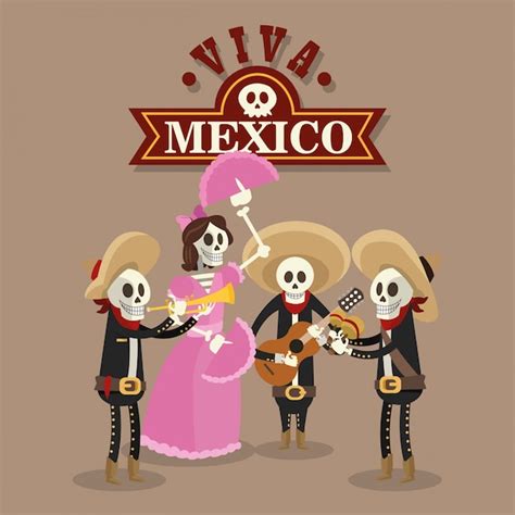 Cultura Mexicana Vector Premium