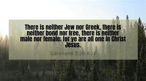 Galatians 3 28 KJV Bible Verse Of The Day