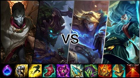 진 마오카이 vs 이즈리얼 질리언 Jhin Maokai vs Ezreal Zilean YouTube