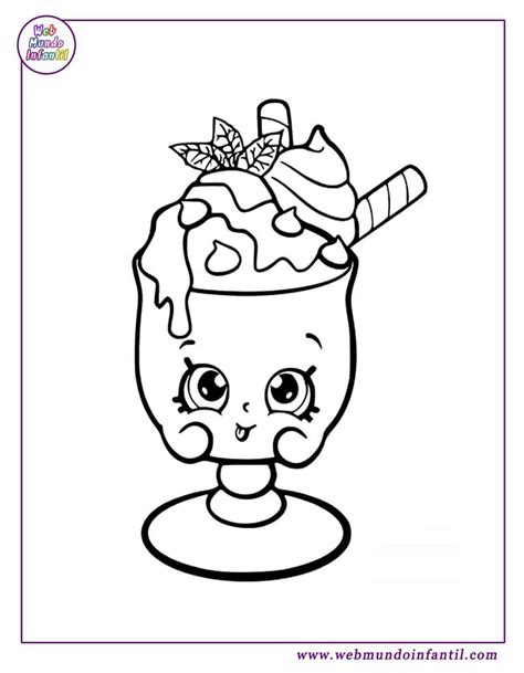 Dibujos De Helados Kawaii Para Colorear E Imprimir