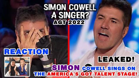 WOW Simon Cowell Sings On On The America S Got Talent Stage Will