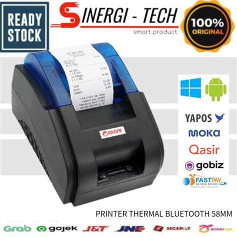 Jual PRINTER BLUETOOTH THERMAL 58MM IWARE C58BT USB CETAK STRUK DAN