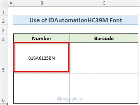 How To Create Barcode In Excel 3 Easy Methods ExcelDemy