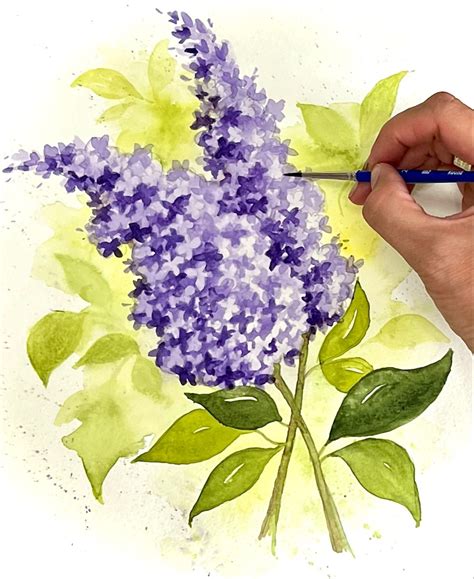 Learn How To Paint Lilacs