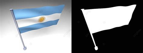 Fondo Bandera Argentina En Un Poste Canal Alfa Bandera Argentina Foto E