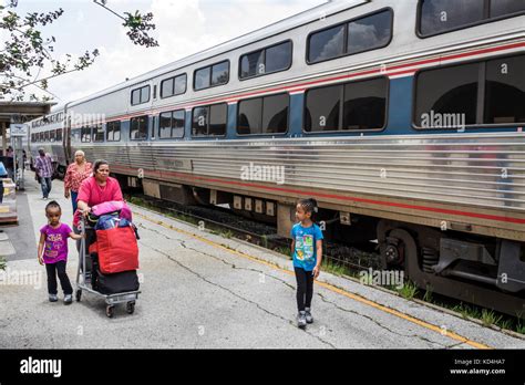 Orlando Florida Station Railroad Train Amtrak Stop Black Blacks African