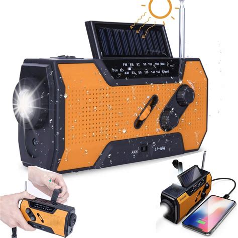 Radio Dynamo Awaryjne Solarne Am Fm Sos Pb Latarka