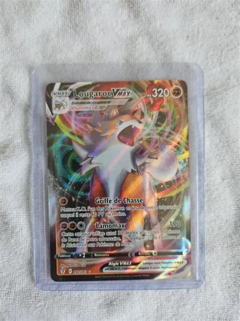 CARTE POKÉMON LOUGAROC VMax 092 203 Evolution Céleste Fr Neuve EUR