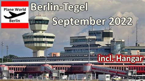 Flughafen Berlin Tegel Airport Im September 2022 Apron Tour Of