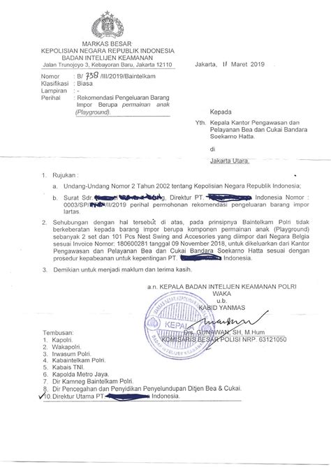 Detail Contoh Surat Izin Kepolisian Koleksi Nomer 25