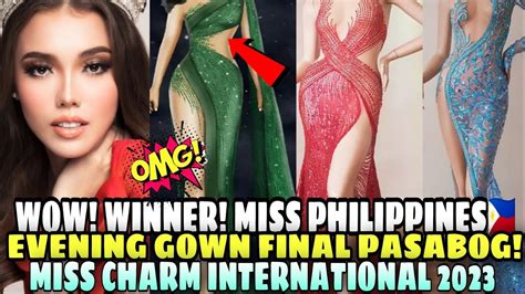 OMG SHOCKING WINNER Ang Final EVENING GOWN Ni Annabelle Mcdonnell