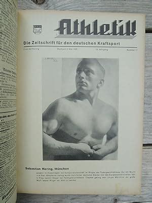 Athletik Zeitschrift für den deutschen Kraftsport Illustrierte