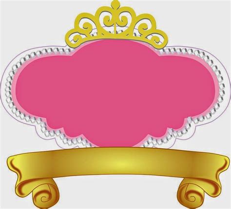 Princess Party Free Printable Frames Toppers Or Labels Quadros