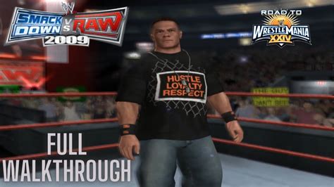 John Cena S Road To Wrestlemania WWE Smackdown Vs Raw 2009 Full