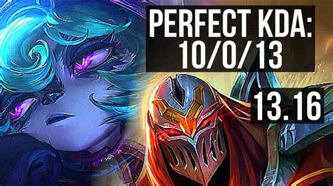 VEX Vs ZED MID 10 0 13 66 Winrate Legendary NA Grandmaster