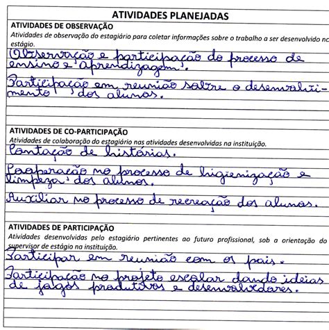 Relat Rio De Est Gio Supervisionado Pedagogia Educa O Infantil