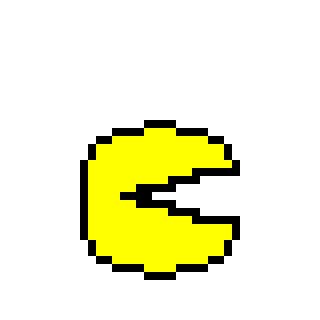 Pac Man Pixel Art