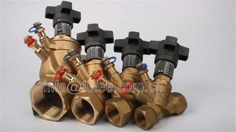 Threaded Double Regulating Valve Guangzhou Tofee Electro Mechanical