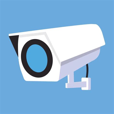CCTV Security Camera Flat Vector Concept 2326532 Vector Art At Vecteezy