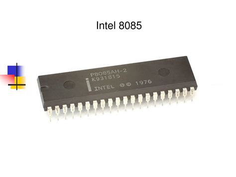 ppt an introduction to microprocessor architecture using intel 8085 as a classic processor